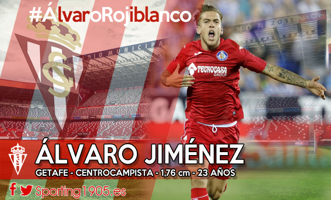 Álvaro Jiménez ya está en Gijón para fichar por el Sporting