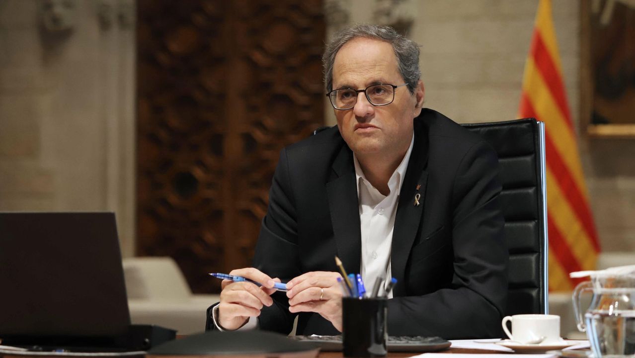 Torra cumple dos años al frente de la Generalitat pendiente del Supremo