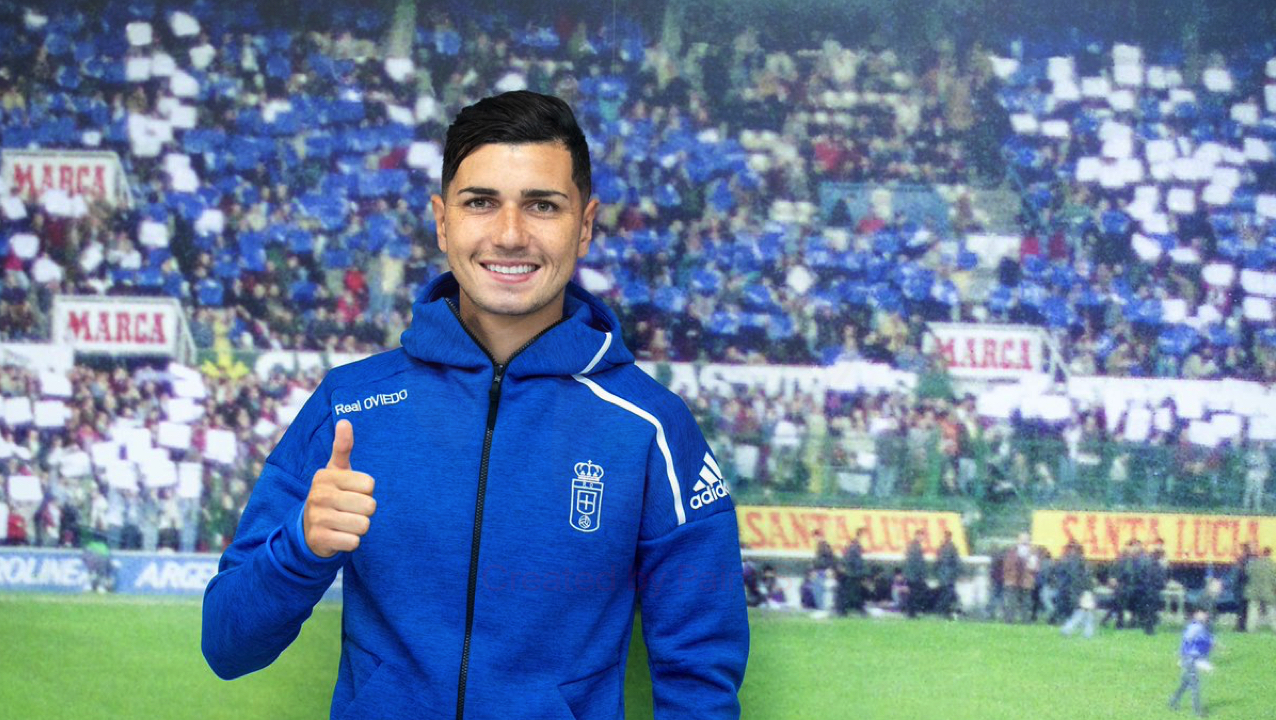 Rafa Mújica ya es nuevo jugador del Real Oviedo