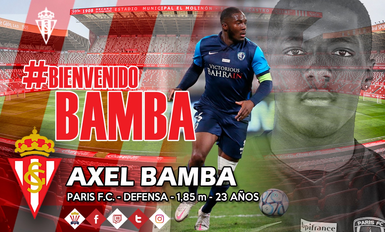 Oficial: El Sporting ficha a Axel Bamba