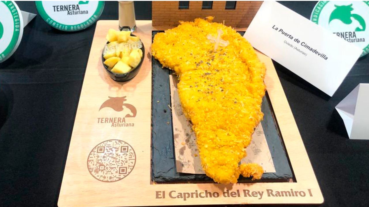 El mejor cachopo de ternera asturiana se cocina en Oviedo