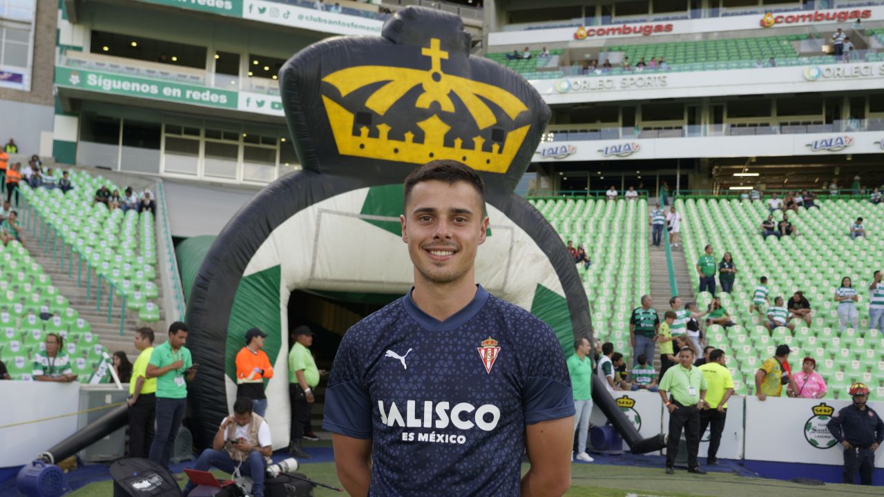 Gaspar se ve como segundo delantero para aportar gol al Sporting